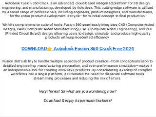 DOWNLOAD_Autodesk Fusion 360 Crack + Serial Key 2024