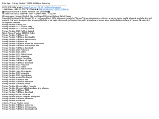 Primary Position (2023) Full Movie Download Free 720p, 480p