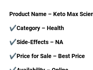 Keto Max Science Gummies Canada: Reviews, Work and Price