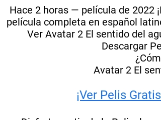 REPELIS ver LA PELÍCULA AVATAR 2 COMPLETA ONLINE y GRATIS en español
