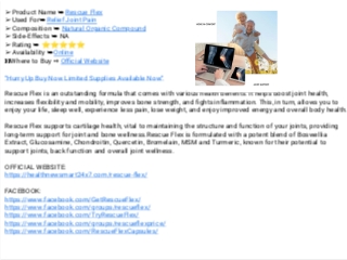 Rescue Flex Is It a Scam or Legit?