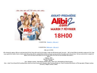 VOIR Alibi.com 2 Streaming [VF] complet en français VOSTFR