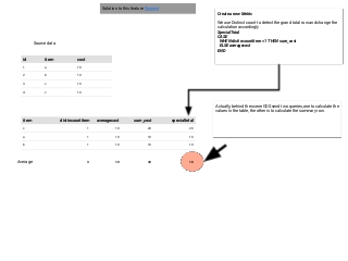 How to Change Summary Row Calculation