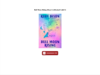 [News] Free Download Now Bull Moon Rising (Royal Artifactual Guild 1)