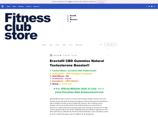 Erectafil CBD Gummies {Truth Exposed} Read Reviews Now!!