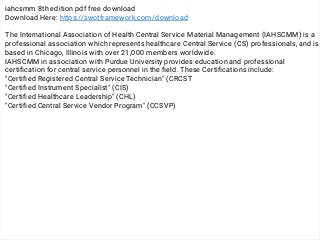 iahcsmm 8th edition pdf free download
