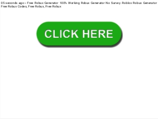 Free Robux Generator No Human Verification