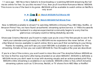 **M3GAN 2022 YTS Torrent - Download Yify Movie