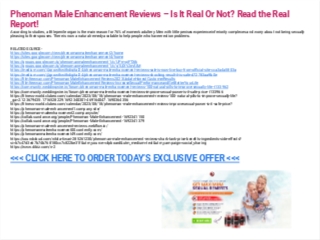Phenoman Male Enhancement
