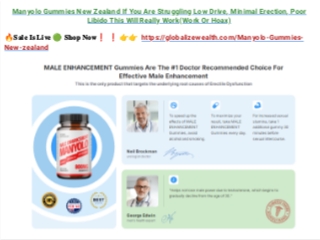 Manyolo Gummies New Zealand Official