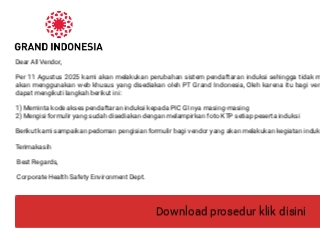 Website Induksi PT. Grand Indonesia