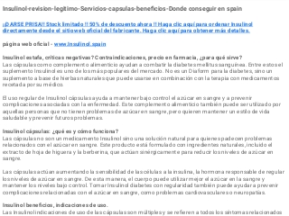 Insulinol-revision-legitimo-Servicios-capsulas-beneficios-Donde ...