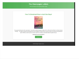 Read [PDF] Book The Champagne Letters
