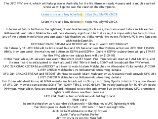 wATCH! UFC 284 LIVE FREE CRACK-STEAM, MMA STREAMS, REDDIT Streams ...