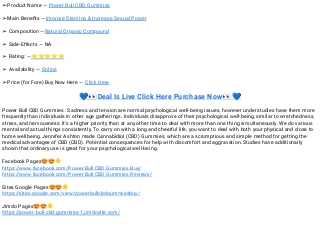 Power Bull CBD Gummies