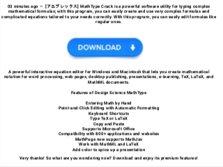 𝙳𝙾𝚆𝙽𝙻𝙾𝙰𝙳— MathType Crack (.𝟸𝟶𝟸𝟻.) +𝙻𝚒𝚌𝚎𝚗𝚜𝚎 𝙺𝚎𝚢! 𝙵𝚛𝚎𝚎
