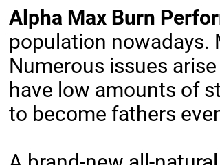 Alpha Max Burn Performance Gummies