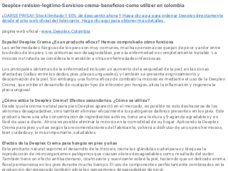 Deeplex-revision-legitimo-Servicios-crema-beneficios-como utilizer en ...
