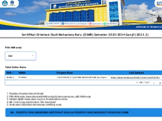 Sertifikat OSMB smt 2023/2024 Ganjil (2023.2)