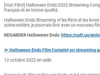HD ~++>VoiR-Film (Halloween Ends 2022) FiLMCompLet - ONLINE.vf gratuits ...