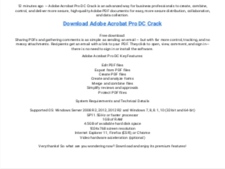 Adobe Acrobat Pro DC Crack Free Download (Latest 2024)