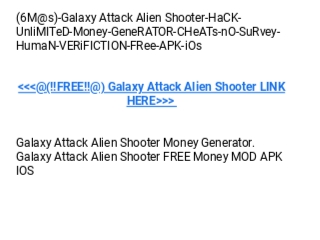 (6M@s)-Galaxy Attack Alien Shooter-HaCK-UnliMITeD-Money-GeneRATOR ...