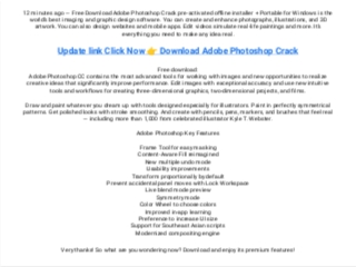 Adobe Photoshop Crack 2025 Free Download (Latest version)