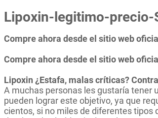 Lipoxin-legitimo-precio-Servicios-Capsulas-orden-Donde conseguir