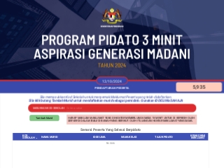 Program Pidato 3 Minit
