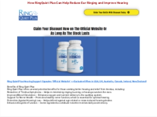 Ring Quiet Plus Hearing Support