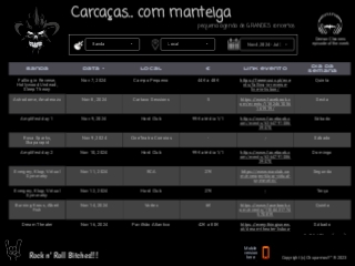 Agenda Concertos Rock Metal