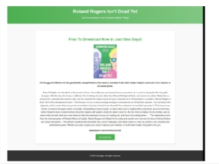 Download [PDF] Book Roland Rogers Isn't Dead Yet