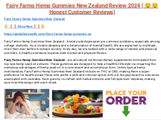 Fairy Farms Hemp Gummies New Zealand Reviews & Price