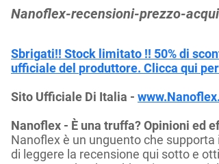 Nanoflex-recensioni-prezzo-acquistare-crema-benefici-dove comprare en ...