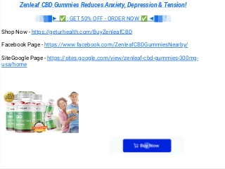 Zenleaf CBD Gummies Price, Ingredients | Scam Or Legit?