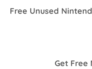Free Unused Nintendo eShop Codes Switch Online - (eshop code generator ...