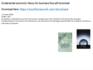 fundamental economic theory for business free pdf download