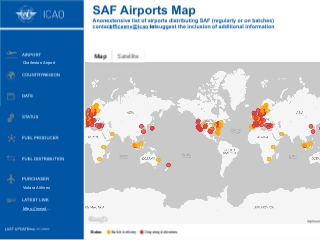 ICAO - SAF Airports Map