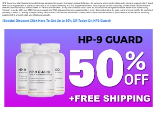HP9 Guard Reviews “Immune Defense Formula Miracle” or Just Hype? Expert ...
