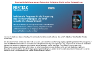 ERECTAX Kaufen Deutschland, Österreich, Schweiz
