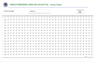 Rekap Presensi kelas XII_2324