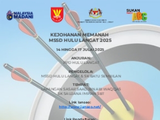 KEJOHANAN MEMANAH MSSD HL 2025