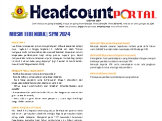 HEADCOUNT FORM 5 2024 MRSM TERENDAK