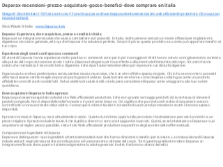 Deparax-recensioni-prezzo-acquistare-gocce-benefici-dove comprare en italia