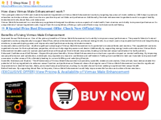 Virmax Male Enhancement Benefits ,Ingredients