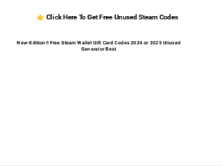 New-Edition!! Free Steam Wallet Gift Card Codes 2024 or 2025 Unused ...