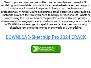 DOWNLOAD-SketchUp Pro 2024 24.0.594 (x64)crack – 3D modeling