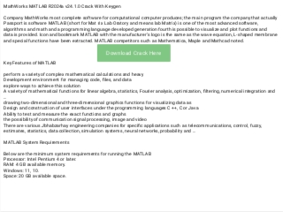 MathWorks MATLAB R2024a v24.1.0 Crack With Keygen