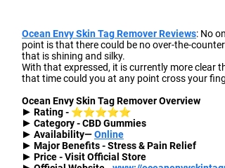 Ocean Envy Skin Tag Remover