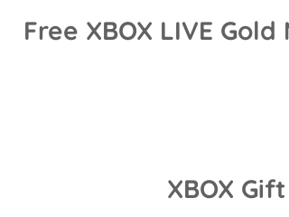 Free XBOX LIVE Gold Membership Code Generator - (xbox gold code ...